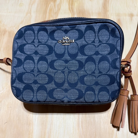 Coach | Bags | Coach Mini Camera Bag In Signature Denim | Poshmark